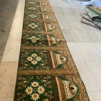 China Soft Yarn Mosque Carpet Roll for Wall to Wall Prayer Carpet in Customized Color for sale