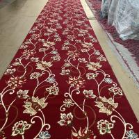 China High Pile Muslim Wall to Wall Prayer Carpet Roll Tapis de Mosque Carpet for Church for sale