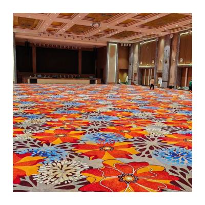 China Polypropylene Backing Custom Axminster Ball Tufted Carpet for Home Banquethall Hallway for sale