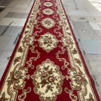 China Machine Made Soft Carpet Yarn for Prayer Room Washable Muslim Wall to Wall Carpet Roll for sale