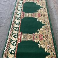 China Machine Made Soft Carpet Yarn for Prayer Room Washable Muslim Wall to Wall Carpet Roll for sale
