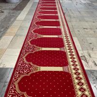 China Prayer Room Soft Carpet Yarn for Mosque Wall-to-Wall Church Nylon Carpet Roll for sale