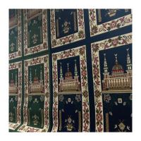 China Customized Size Prayer Mosque Style Wall to Wall Carpet for Mosque Rug 3.66/4m*25m for sale