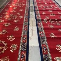 China Wall-to-Wall Prayer Carpet Roll for Mosques PET FRIENDLY Rectangle Roll-Out Choice for sale