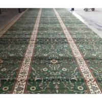 China Meeting Room Muslim Mosque Design Prayer Carpet with Puzzle Pattern and Customized Size for sale