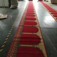 China 80% Wool and 20% Nylon Masjid Prayer Carpet for Custom Muslim Mosque Design for sale