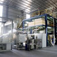 China ABB 1500T Annual Non Woven Fabric Production Line With Siemens AC Motor for sale