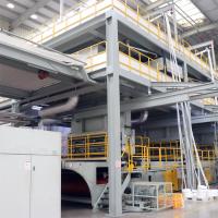 China Advanced Non Woven Production Line With Siemens Motor And ABB Inverter for sale