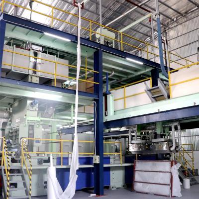 China Automatic 1500T Output Nonwoven Fabric Line Printing 1200 X 640mm Flexo for sale