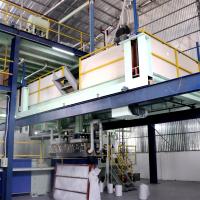 China Automatic 1500T Output Nonwoven Fabric Line Printing 1200 X 640mm Flexo for sale
