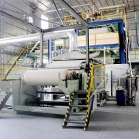 China Automatic 1500T Output Nonwoven Fabric Line Printing 1200 X 640mm Flexo for sale