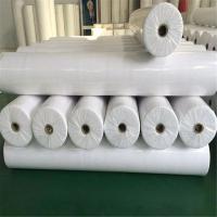 China 30-150GSM Plain polypropylene spunbonded nonwoven fabric (UV-Resistant Up To 500 Hours) for sale