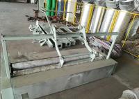 China 7KW Fabric Roll Slitter , Non Woven Fabric Roll Cutting Machine Horizontal for sale