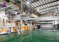 China PP SSMMS SMMS Spunbond Meltblown Fabric Production Line Hot Air Drawing for sale