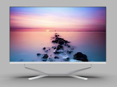 China 1920x1080 All In One PC Computers 27 Inch Barebone Curved Screen Chassis for sale