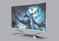 China 1920x1080 All In One PC Computers 27 Inch Barebone Curved Screen Chassis for sale