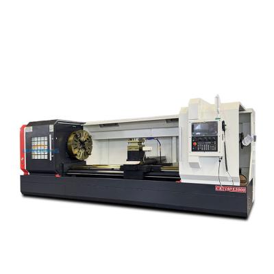 China Heavy Duty CNC Lathe CK6180x3000mm Distancewith Manual Chuck And Tailstock for sale