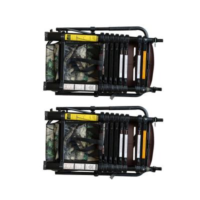 China 2021 Telescopic Folding Ladders Aluminum Climbing Tree Stand Hunting Tree Stand for sale
