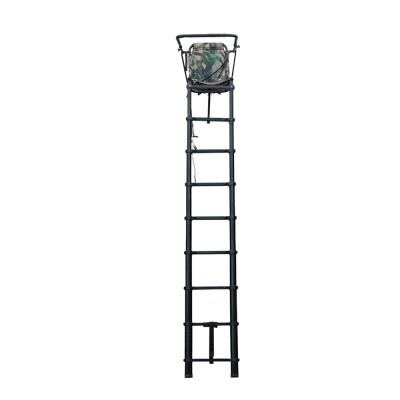 China Stable Hunting Ladder Stand Durable Aluminum Construction With Suspension Seat for sale
