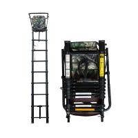 China Telescopic Folding Extendable Portable Aluminium Ladder Hunting Tree Stand for sale