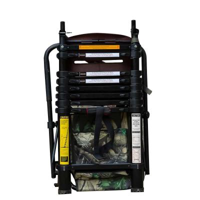 China 2.6m Folding Telescopic Ladder Aluminum 8 Steps Hunting Tree Stand for sale
