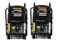China 2.6m Safe Durable Aluminum Telescopic Ladders Folding ladders Hunting Tree Stand for sale