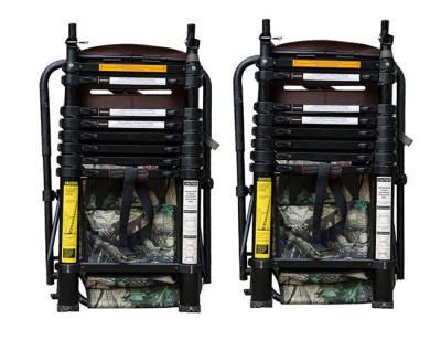 China 2.6m Safe Durable Aluminum Telescopic Ladders Folding ladders Hunting Tree Stand for sale