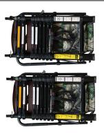 China 2.6m Safe Durable Aluminum Telescopic Ladders Folding ladders Hunting Tree Stand for sale