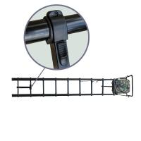 China Folding Telescopic Aluminum Ladders 2600mm Extension Hunting Tree Stand for sale