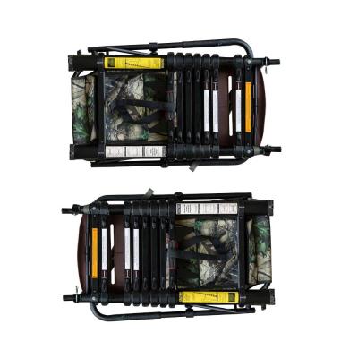 China 8 Steps Flolding Aluminium Telescopic Ladders Hunting Tree Stand for sale