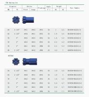 China 16x10mm Carbide DTH Hammer Rock Drill Bits Cutters Blades Heat Treatment for sale