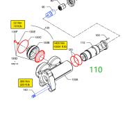 China 86325032 Cylinder for Montabert HC50 Hydraulic Drifter Accessories Mining Machinery Parts for sale