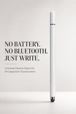 China Custom Logo Stylus Pen, OEM 2-in-1 Disc & Mesh Tip Passive Capacitive Pen, Universal iPad iPhone Android Tablets, Factory Direct for sale