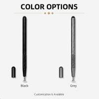 China 2 in 1 Dual Head Stylus Pen Disc and Pencil Tips, Universal Capacitive Stylus for Tablets Touch Screen Phones, Matte Black Body for sale