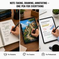 China Dual Head Stylus Pencil 143mm 9mm Matte Black Capacitive Pen with Detachable Cap, Everlasting Graphite Tip for Notes and Drawing for sale