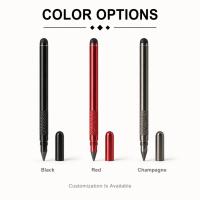 China 2 in 1 Dual Head Stylus with Round Rubber Touch Tip and Everlasting Graphite Point, Passive Universal Pen for Tablets Phones for sale