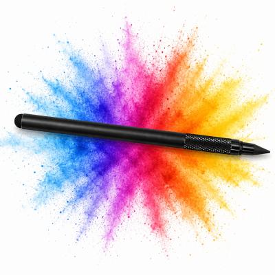 China 2 in 1 Dual Head Stylus with Round Rubber Touch Tip and Everlasting Graphite Point, Passive Universal Pen for Tablets Phones for sale