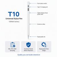 China Active Stylus Pen for iPad Android Windows,  Rechargeable, LED Battery Display, Type-C Charging, No Bluetooth Needed for sale