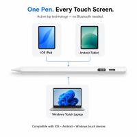 China Rechargeable Active Stylus Pen with LED Battery Display for iPad Android Windows, Type-C Fast Charge, Magnetic, OEM ODM for sale