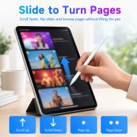 China Rechargeable Stylus Pen for iPad Palm Rejection Tilt Sensitivity Bluetooth Slide Page Turning Magnetic Pencil 10th Generation for sale