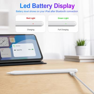 China Rechargeable Stylus Pen for iPad Palm Rejection Tilt Sensitivity Bluetooth Slide Page Turning Magnetic Pencil 10th Generation for sale