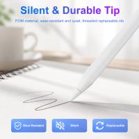 China Bluetooth Stylus Pen for iPad Palm Rejection Tilt Sensitivity Type-C Fast Charging Magnetic Active Pencil Pro Air Mini 2018-2026 for sale