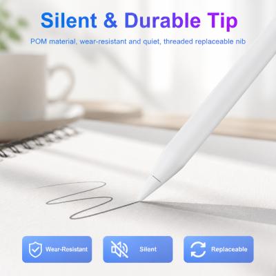 China Bluetooth Stylus Pen for iPad Palm Rejection Tilt Sensitivity Type-C Fast Charging Magnetic Active Pencil Pro Air Mini 2018-2026 for sale