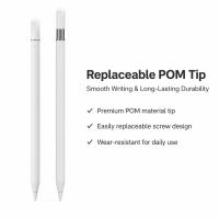 China iPad Pencil with Dual Charging Magnetic Wireless and Type-C 40-Minute Full Charge 5-Min Auto Sleep Power Saving White for sale