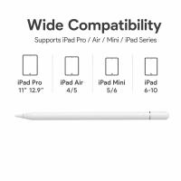 China iPad Pencil with Dual Charging Magnetic Wireless and Type-C 40-Minute Full Charge 5-Min Auto Sleep Power Saving White for sale