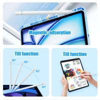 China Precision Digital Stylus for iPad Drawing Writing with Replaceable POM Nib Tip Tilt Function Magnetic Wireless Charging for sale