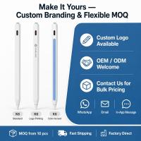 China Digital Writing Pen Tilt Sensitive Palm Rejection Type-C and Magnetic Charge 10H Battery Replaceable Nib iPad Stylus Bulk for sale
