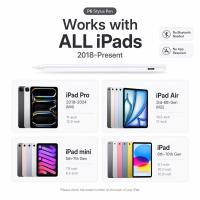 China Stylus Pen for iPad 2018-2026 Aluminum Active Pencil Tilt Palm Rejection 10H Battery 8 Colors No Bluetooth Required for sale