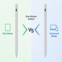 China Dual System Active Stylus Pen Universal for iPad Android Tablet No Bluetooth Type-C Rechargeable Aluminum POM Tip OEM Wholesale for sale