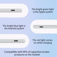 China Dual System Active Stylus Pen Universal for iPad Android Tablet No Bluetooth Type-C Rechargeable Aluminum POM Tip OEM Wholesale for sale